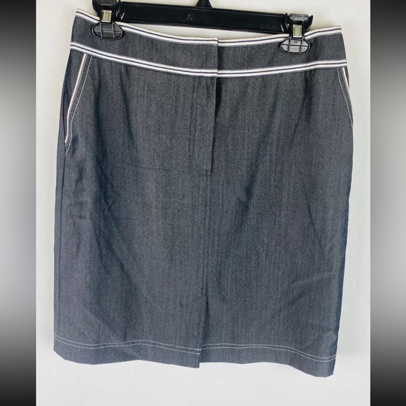 Worth | Skirts | Worth Womens Skirt 6 Gray A Line Wool Blend Stretch ...